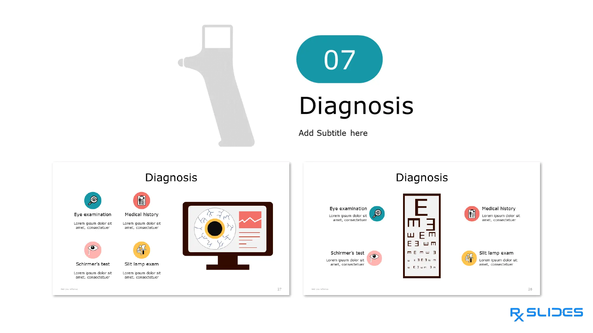 Download Dry Eye PowerPoint Template| RxSlides